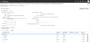 Get details of standard ESS Job definition in Oracle Fusion - Oracleknowhow