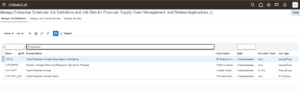 Get details of standard ESS Job definition in Oracle Fusion - Oracleknowhow