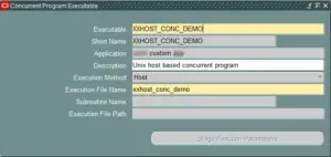 Unix Host Concurrent Program in Oracle Apps - Oracleknowhow