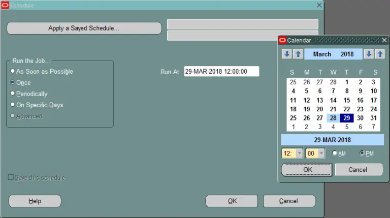 How To Schedule Concurrent Programrequest In Oracle Apps Oracleknowhow