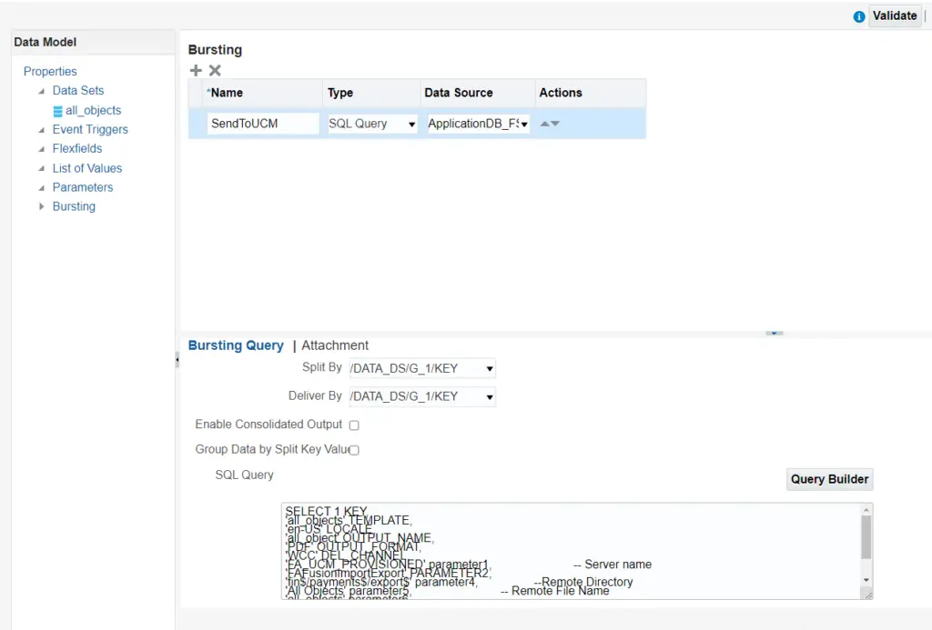 How to Burst BI Publisher report to UCM (Content Server) in Oracle Cloud (Fusion) - Oracleknowhow